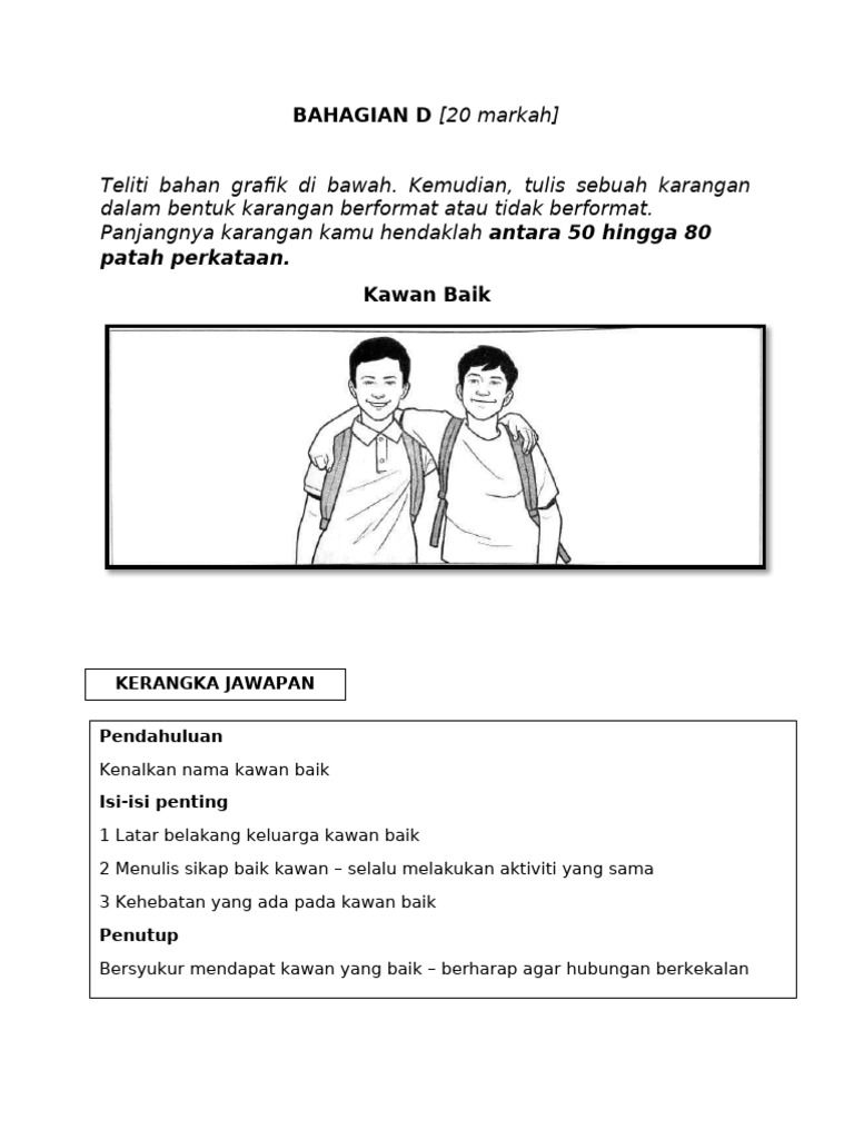 Karangan Kawan Baik Saya | PDF