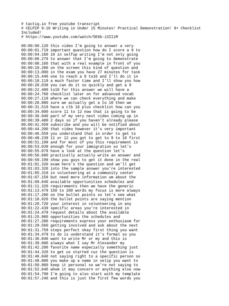 Tactiq Free Transcript 5e6b iSIIiM | PDF | Syntax | Language Mechanics