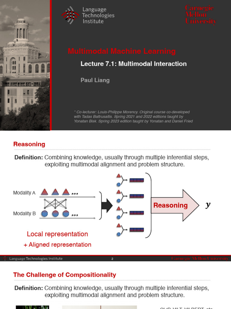 Lecture7.1-MultimodalInteraction 1 | PDF | Learning | Cognitive Science