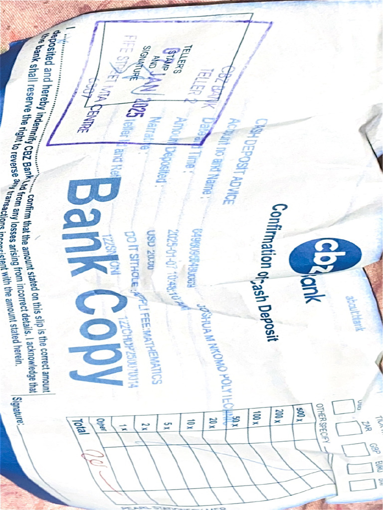 JMN Poly Reciept | PDF