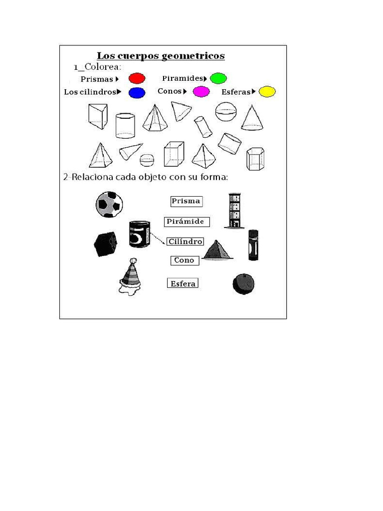 cuerpos geométricos | PDF