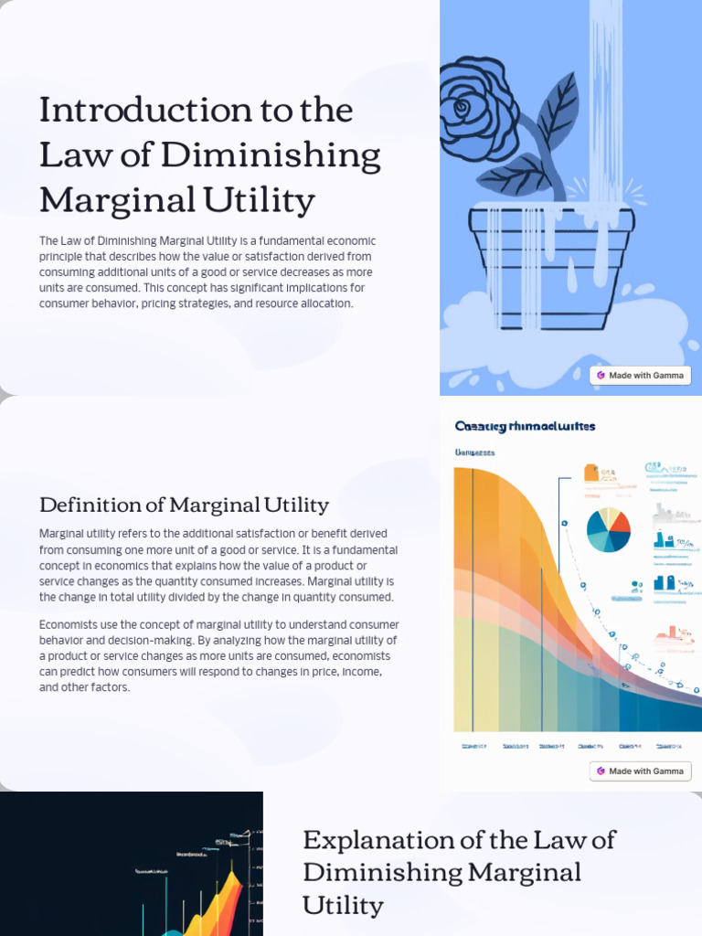 Understanding Diminishing Marginal Utility | PDF | Utility | Marginal Utility