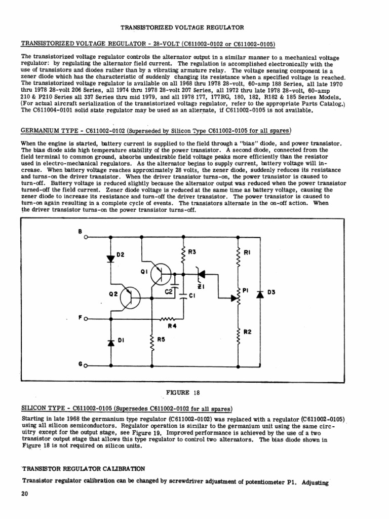 6. SECTION 5- TRANSISTORIZED VOTAGE REGULATOR- 28 VOLT (C611002-0102 OR ...