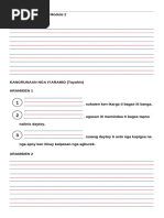 Aspekto NG Pandiwa - Worksheet | PDF | Morphology | Languages