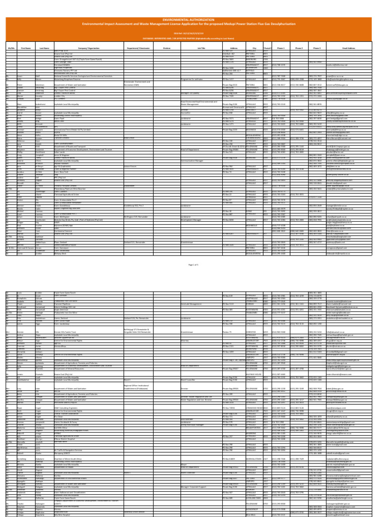 Appendix F1 - I&AP Database A3 | PDF