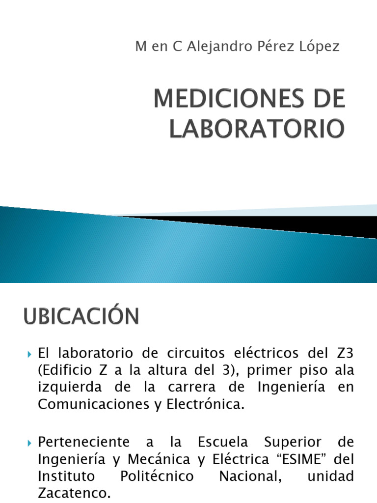 Mediciones de Laboratorio - 01 | PDF