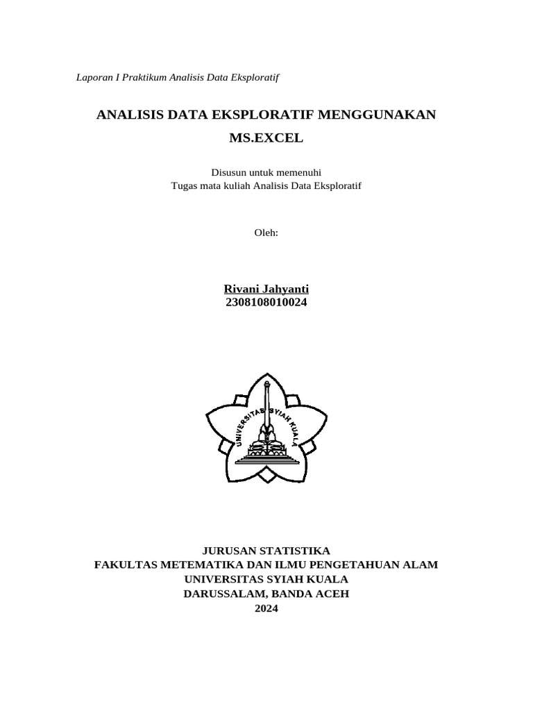 Laporan Praktikum Ade 1 | PDF