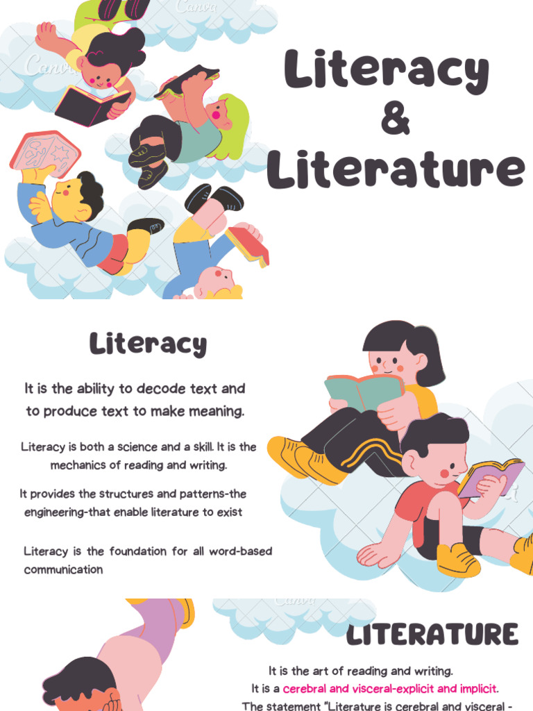Understanding Literacy and Literature | PDF | Epic Poetry | Literacy