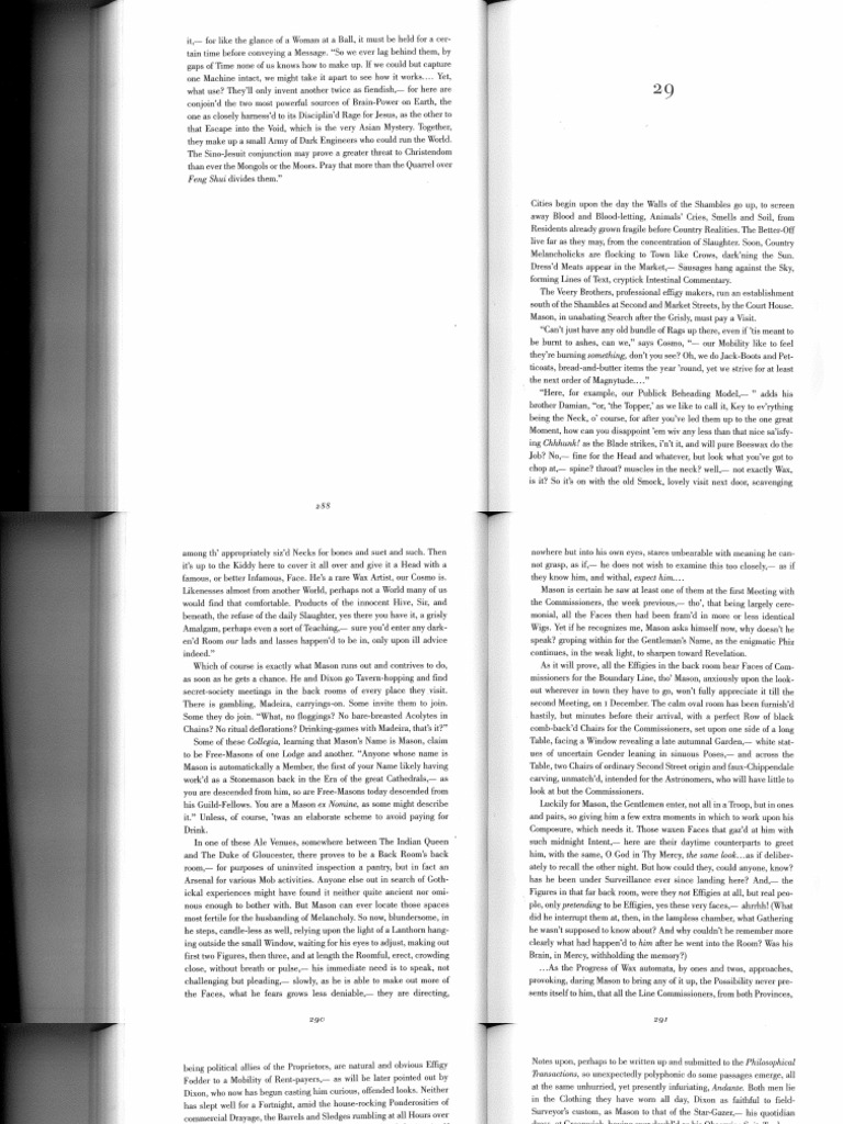 Mason-and-Dixon - CH 29-30 | PDF