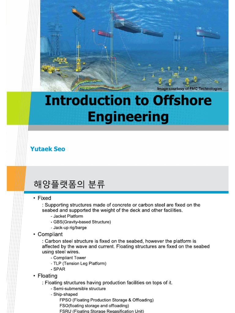 Types of Offshore Structures | PDF