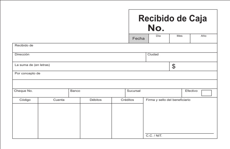 Recibo de Caja | PDF