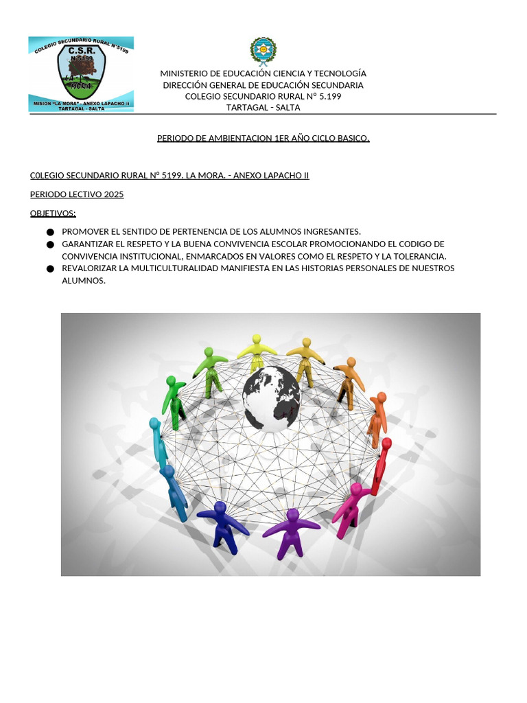 PROYECTO DE AMBIENTACION 2025 | PDF