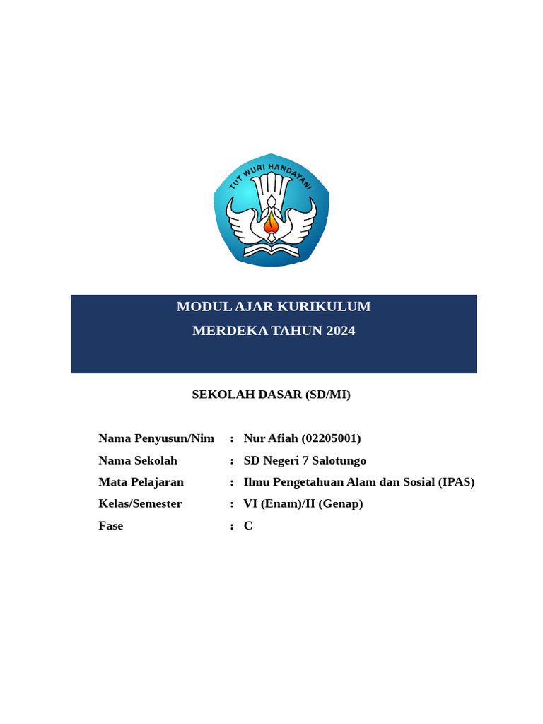 MODUL AJAR NUR AFIAH new | PDF