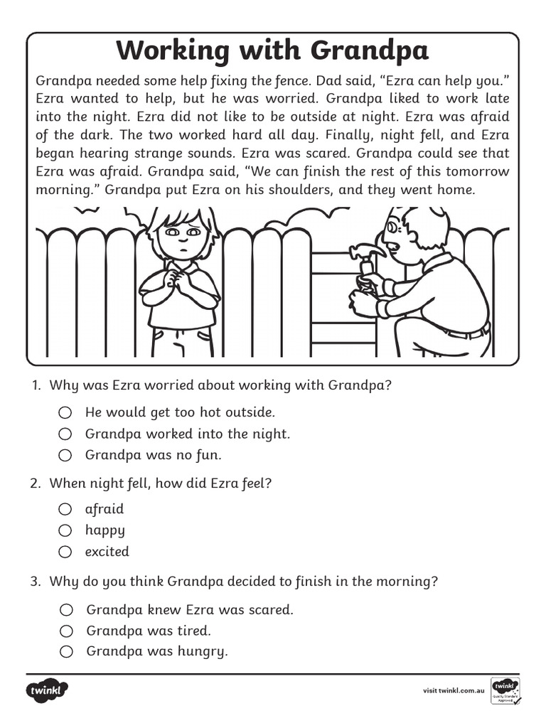 Working With Grandpa | PDF