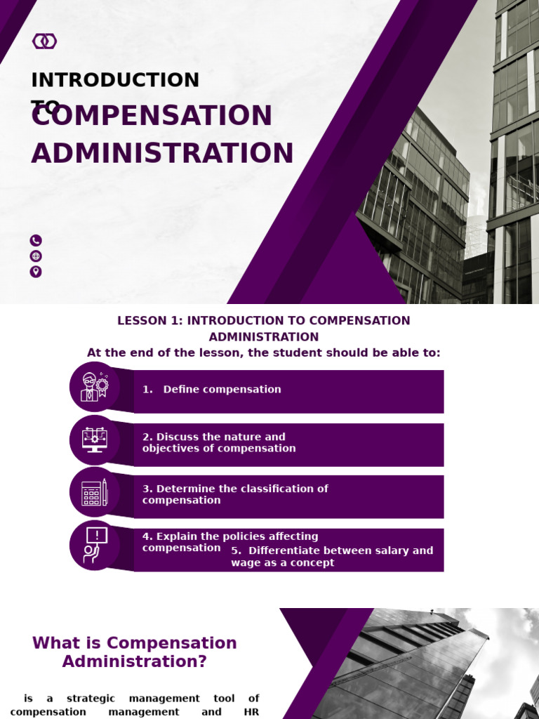 Introduction to Compensation Admin (1) | PDF | Compensation And ...