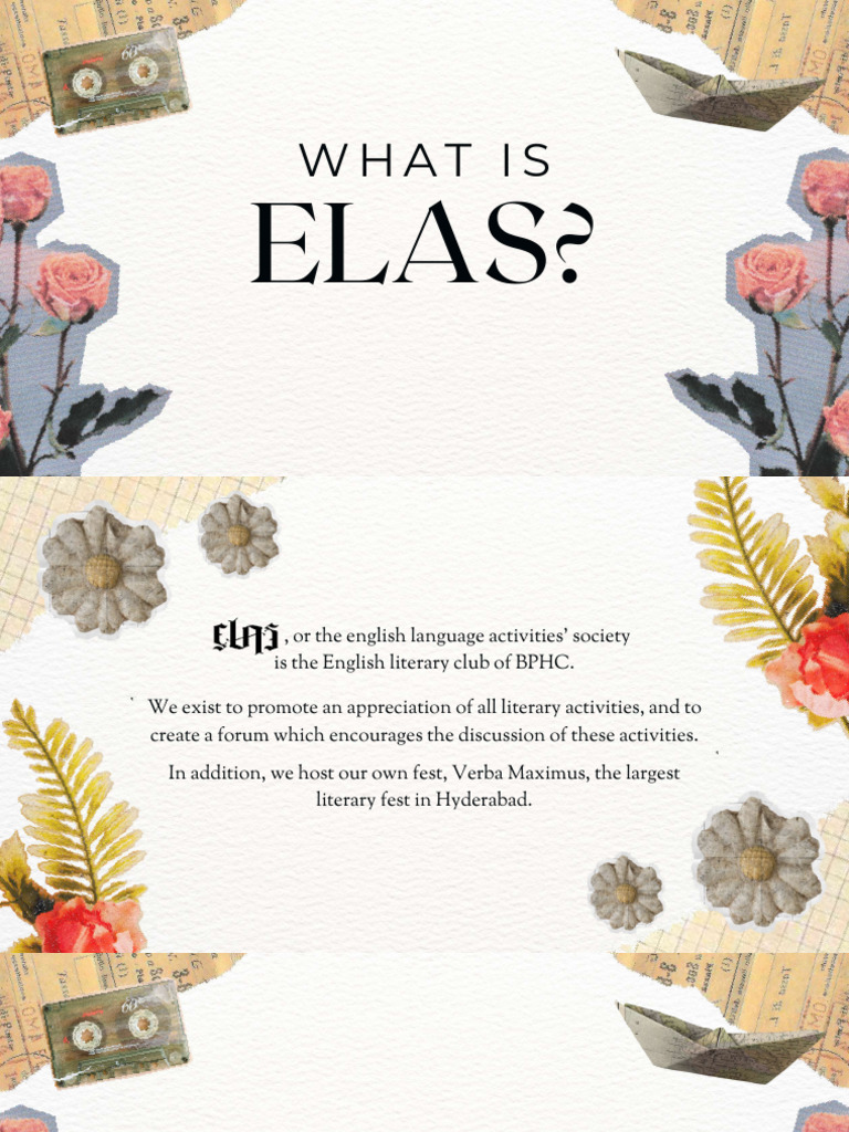 ELAS ORIENTATION PPT Compressed | PDF