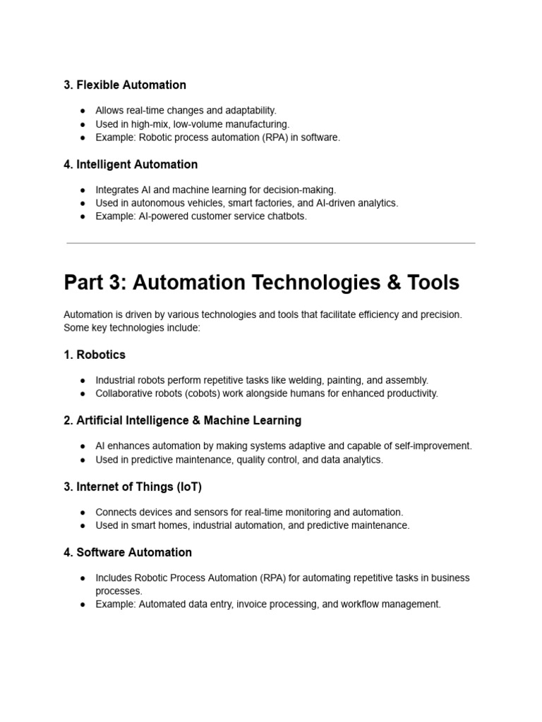 Automation Part 2 | PDF