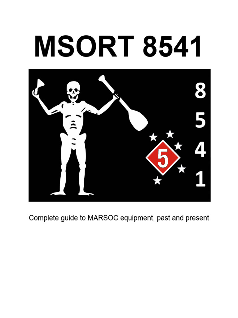 Kopia Av MSORT 8541 - MARSOC Kit Guide PDF | PDF | Firearms
