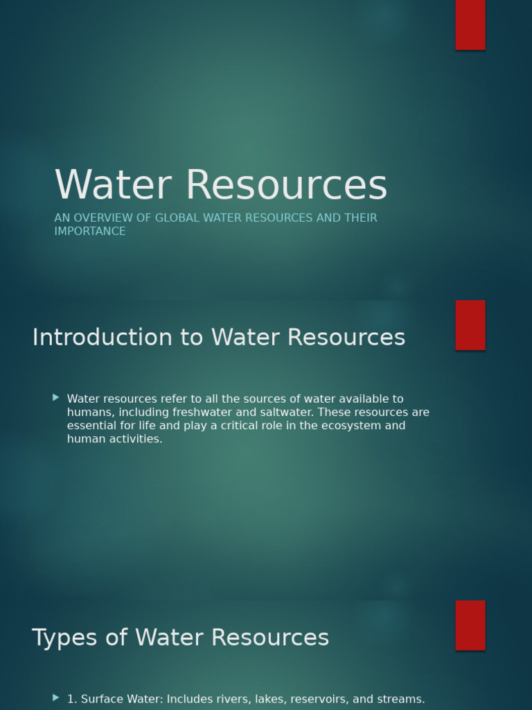 Water Resources | PDF