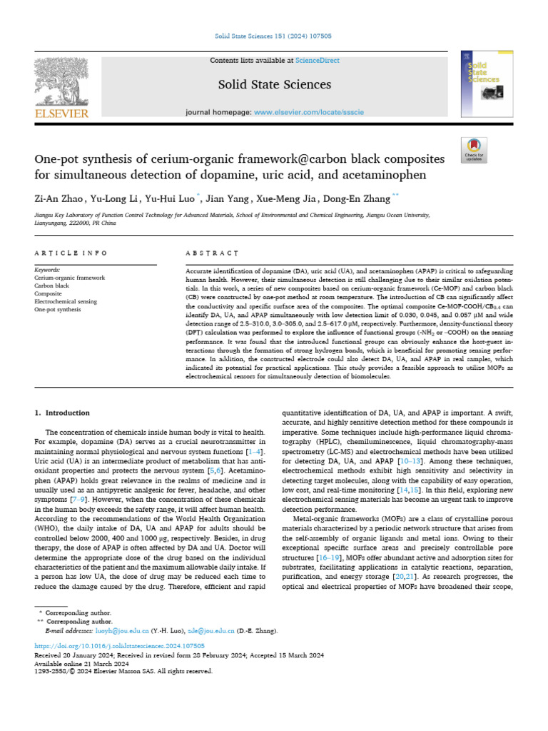 one pot cerium sintesis | PDF | X Ray Photoelectron Spectroscopy ...