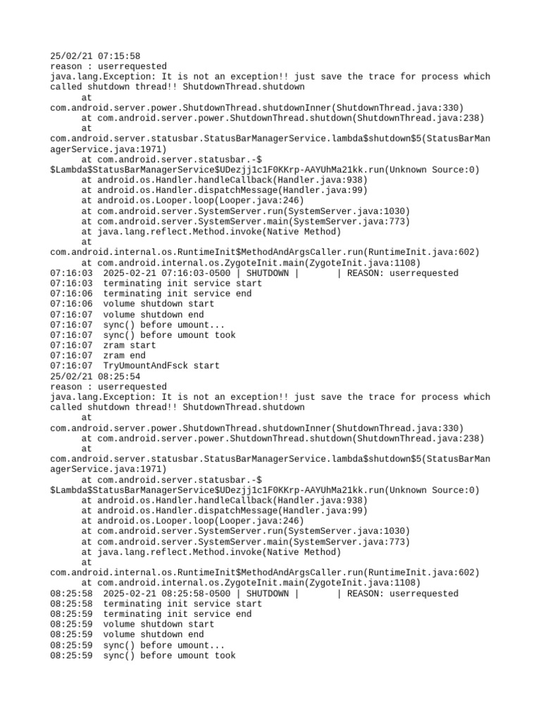 Power Off Reset Reason Backup | PDF