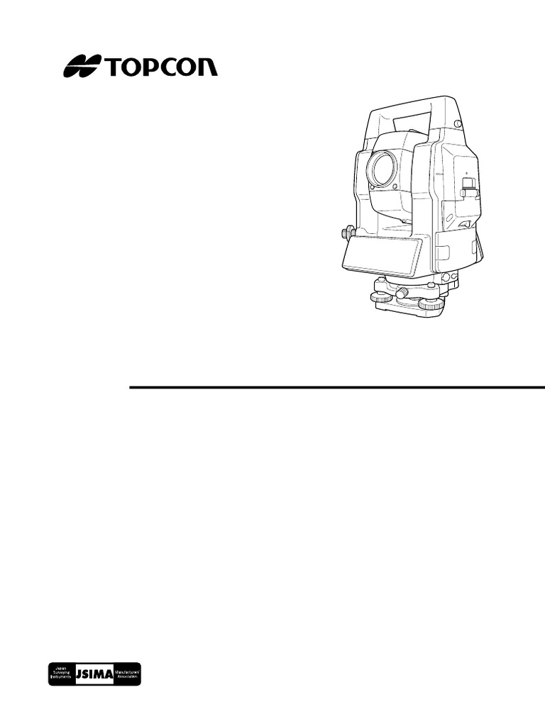 Manual Topcon GPT-8200M (E) | PDF