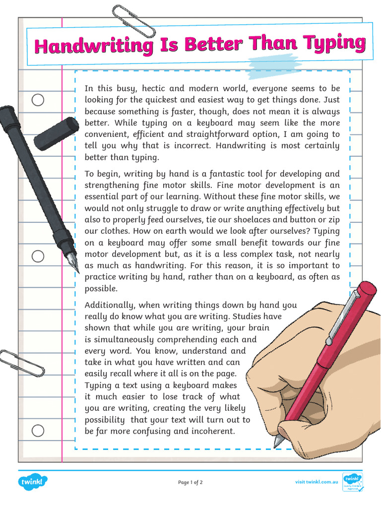 Au L 1659430016 Handwriting Is Better Than Typing Persuasive Reading ...