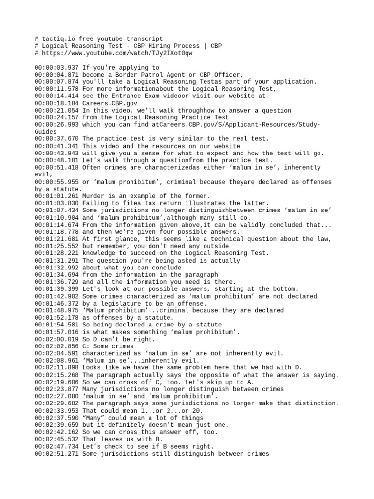 tactiq-free-transcript-TJy2IXot0qw | PDF | Crimes | Crime & Violence