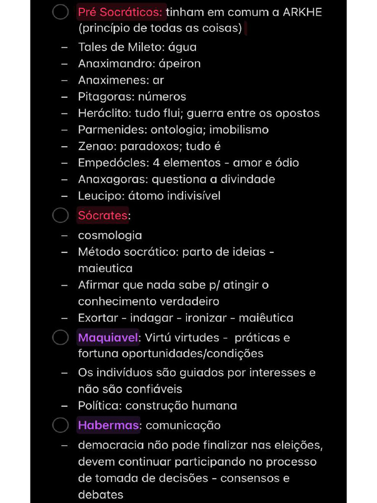 Filosofia Resumo | PDF