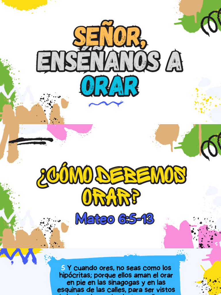 Como Orar | PDF | Oración | Contenido bíblico