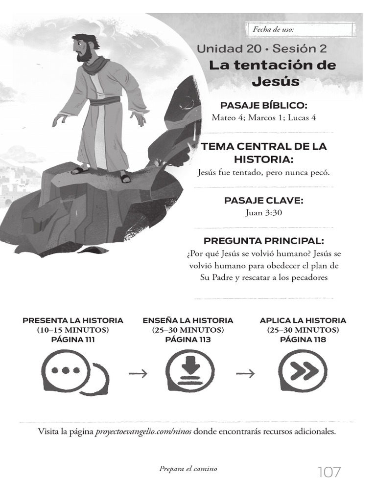 La tentación de Jesús en el desierto | PDF | Jesús | Tentación