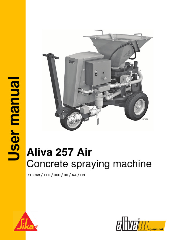 User Manual AL257 Air 313948 AA en | PDF | Valve | Personal Protective ...