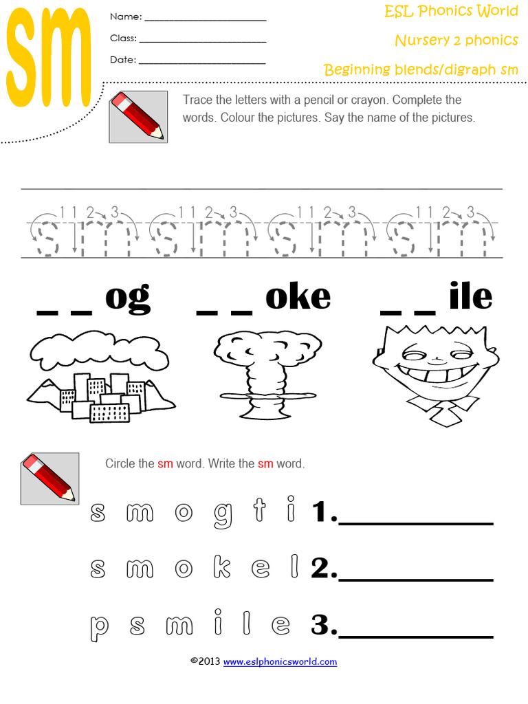Digraph SM Worksheet 30 | PDF