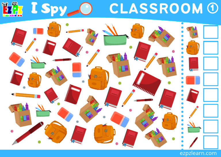 Classroom1 PDF I Spy | PDF