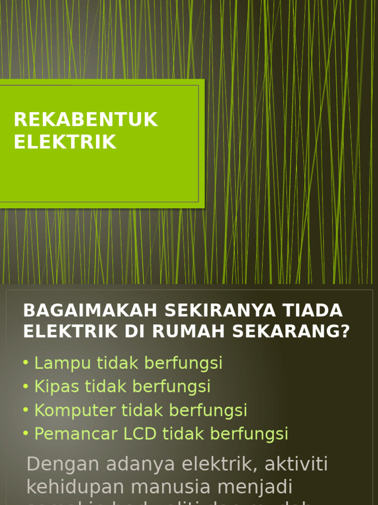 REKABENTUK ELEKTRIK | PDF