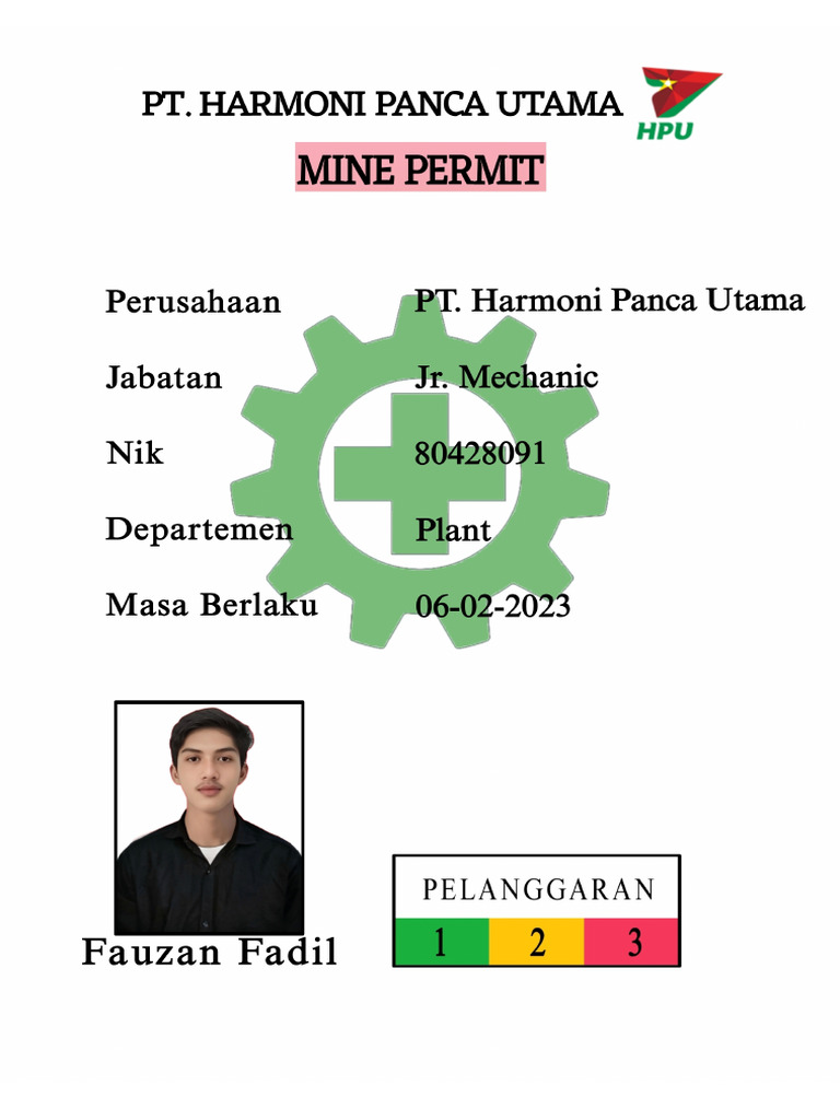 Mine Permit Fadil | PDF