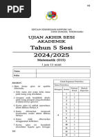 Math Form 1 (UASA 2024) | PDF