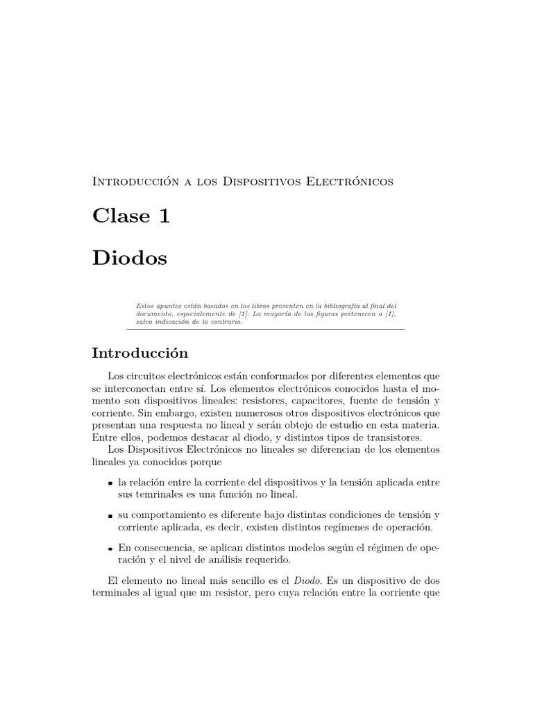 01_Diodo | PDF | Diodo | Red eléctrica
