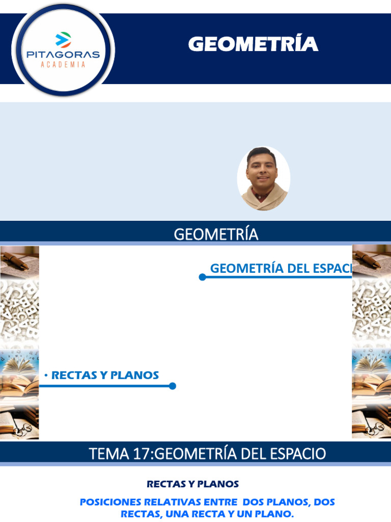 Uita0308 Ge t17 Geometría Del Espacio 2 | PDF | Geometría | Conceptos ...