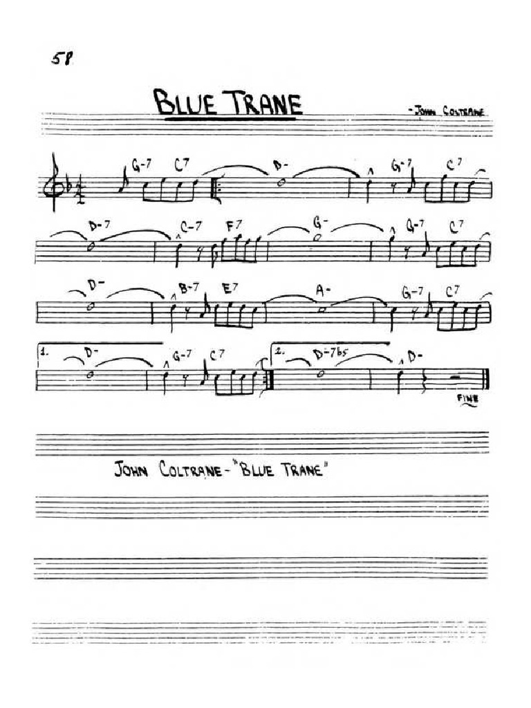 Blue Trane (BB) | PDF