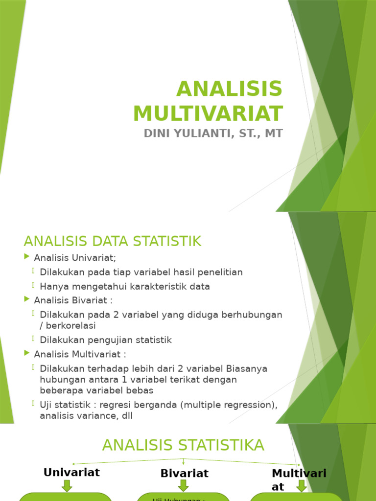 Pert 2 - Analisis Multivariat | PDF
