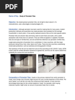 FireclayTile Original Ceramic SpecSheet | PDF | Tile | Materials