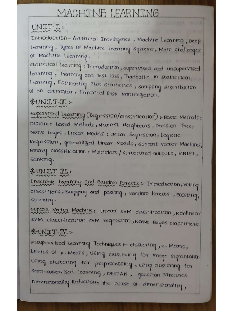 ML Notes_compressed_organized | PDF