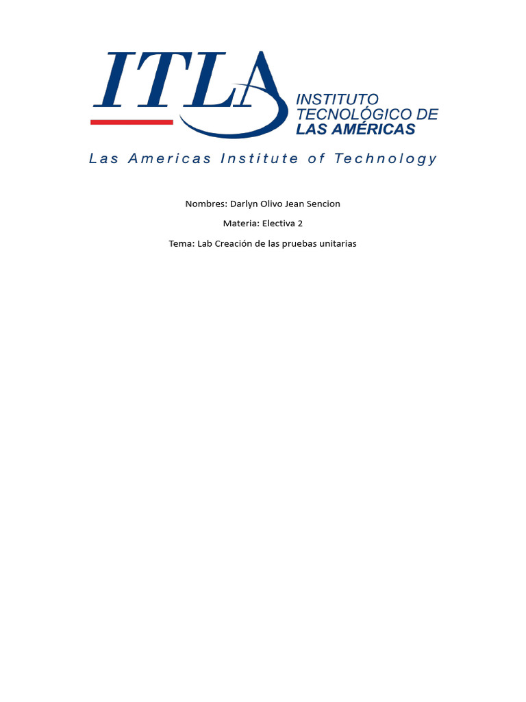 Pruebas unitarias | PDF