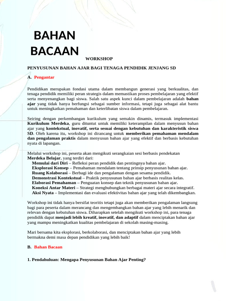 Bahan Bacaan | PDF