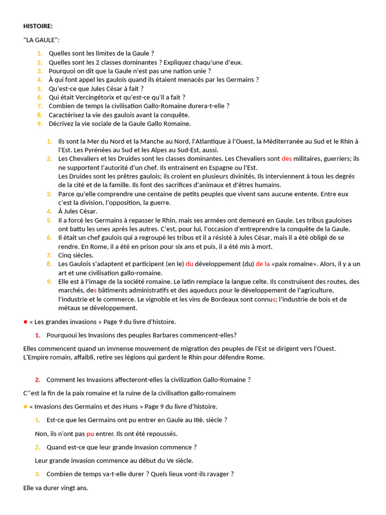 Histoire de la Gaule et ses Invasions | PDF | Féodalité | Croisades
