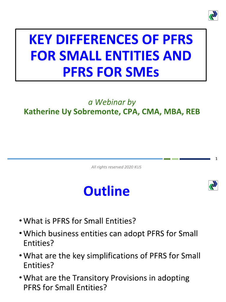 2. NS2012_KDP Key Differences of PFRS for Small Entities and PFRS for ...
