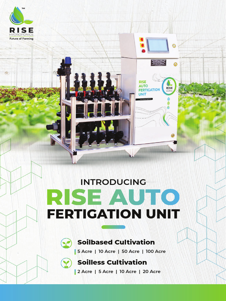 Rise Auto Fertigation Unit Brochur | PDF