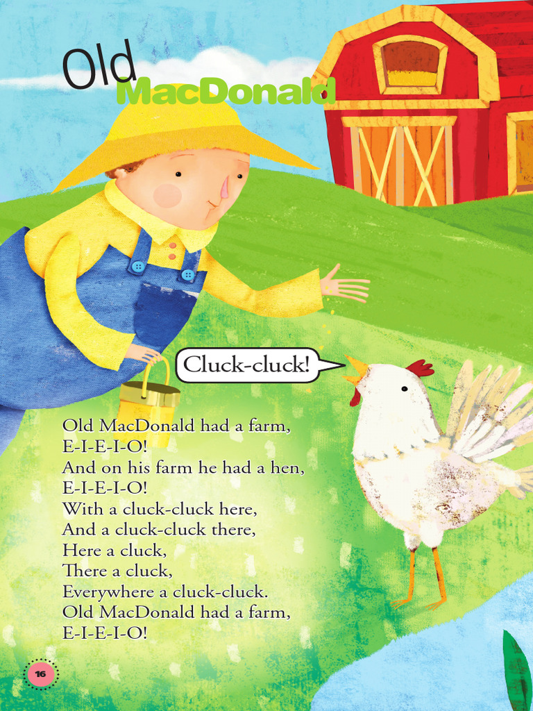 Old MacDonald Had a Farm Lyrics | PDF | Old Mac Donald Had A Farm ...