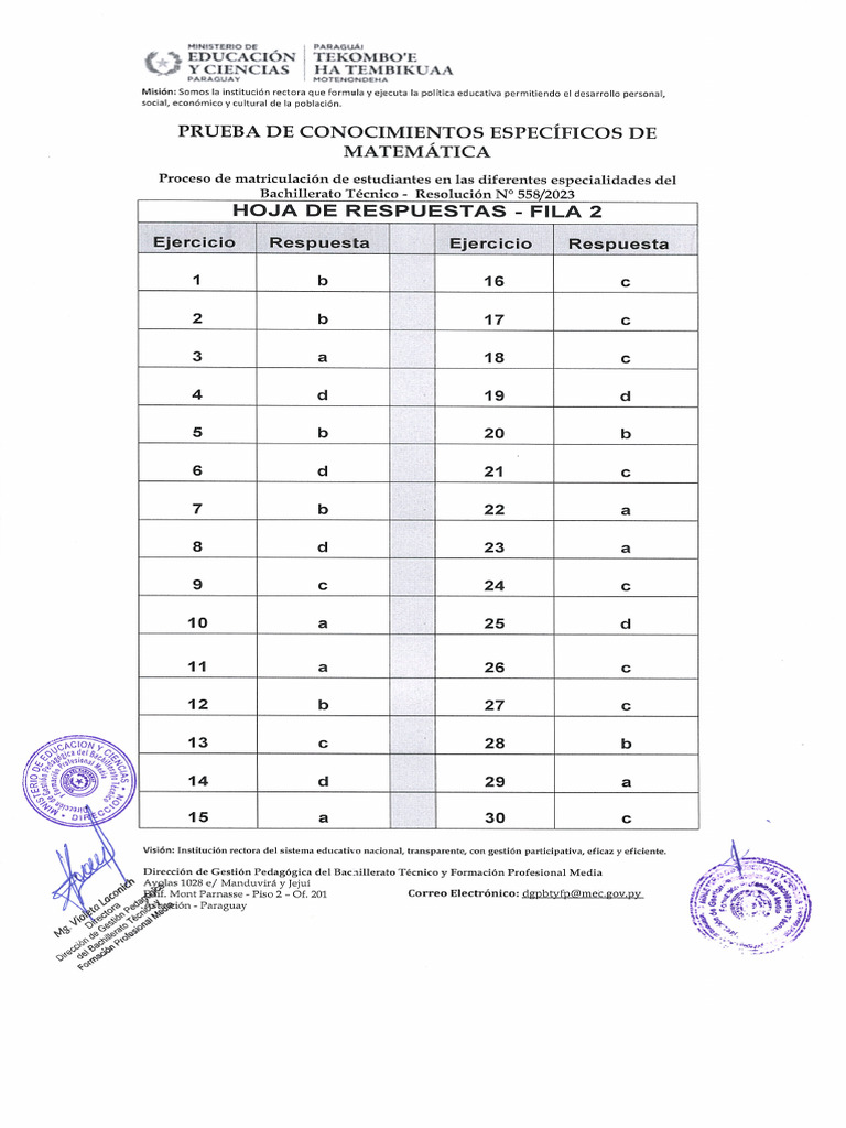 Matematica Fila 2 | PDF